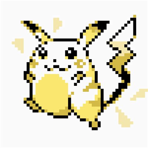 Pikachu Gen 4 Sprite