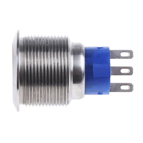 RS PRO RS PRO Push Button Switch Panel Mount 22 2mm Cutout DPDT