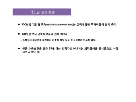 퇴직연금 Ppt Download