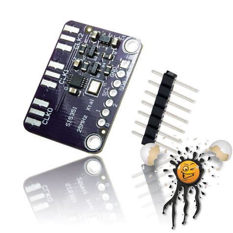 si5351a clock frequenz generator 25 mhz 3kanal iot powered by androegg de