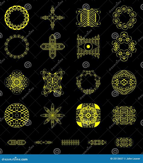 Ornate Shapes Stock Vector Illustration Of Unusual Designs 2513657