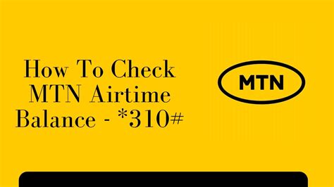 How To Check MTN Airtime Balance Updated USSD Code Melting Pot Africa