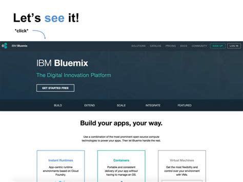 Bluemix Overview Ppt
