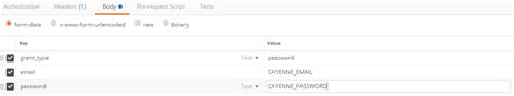 Tutorial Using Postman With Cayenne API REST API MyDevices Cayenne