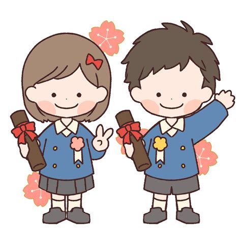 Animated Illustration Of Graduation Ceremony UGOKAWA