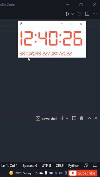Python Projects For Beginners How To Build Digital Clock Using