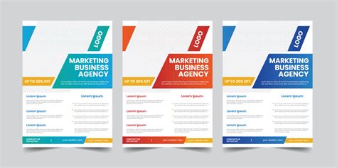 Corporate Agency New Editable A4 Size Leaflet Promotional Template