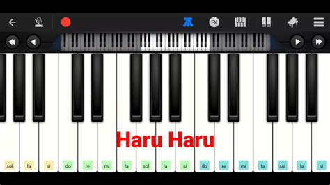 Haru Haru Piano Trên điện Thoại Youtube
