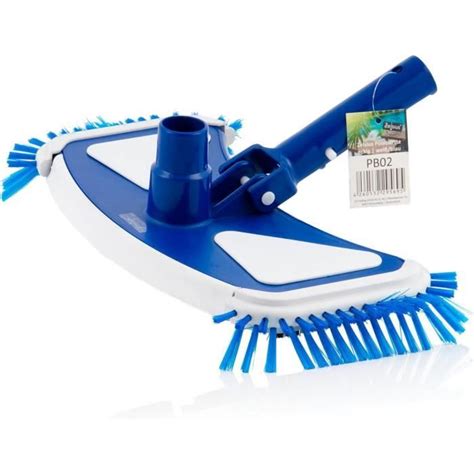 Brosse De Piscine Avec 8 Brosses Inférieures Et 4 Brosses Latérales
