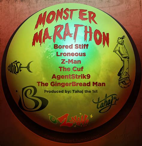 Artstation Monster Marathon Cover Art