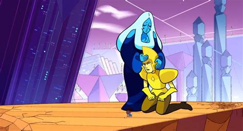 Su Blue Diamond Conforts Yellow Diamond By Yesieguia On Deviantart