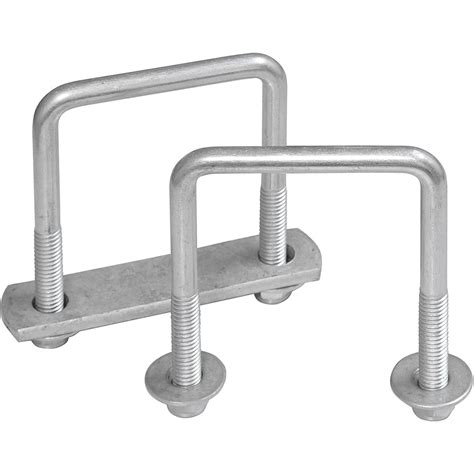 Square U Bolts Galvanized And Zinc Seasense Marine Products