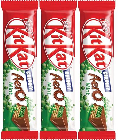 Buy Nestle KitKat Chunky Aero Mint Chocolate Bar G Pack Of Online At Desertcart INDIA