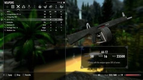 Skyrim Gunmod Redux Part 4 Aa 12 Weapons And Spells Loverslab