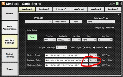 2dof Simulator Servo Model