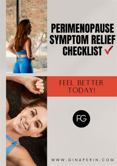 Perimenopause Symptom Relief Checklist — Gina Perin