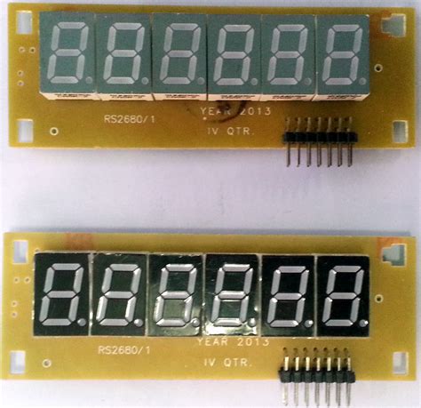 6 Digit Display Pms Technologies