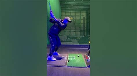 이미지 트레이닝 한번해😎 다운블로우 골프웨어 입고 골프화 신고🎶 골프스윙 Youtube