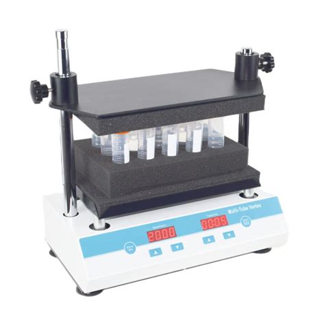 Dmt Multi Tube Vortexer With Rpm Speed Led Dsisplay Includes Size Tube Rack