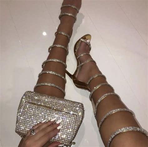 Pin By Natasha Flowers On Shoe Gasm Heels Prom Heels Rhinestone Sandals