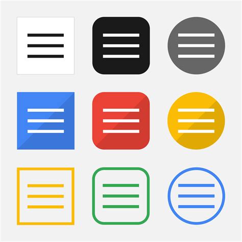 Set Of Menu Icons For Your Web Site Or Mobile App 19816396 Vector Art