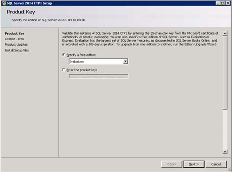 Installing SQL Server 2014