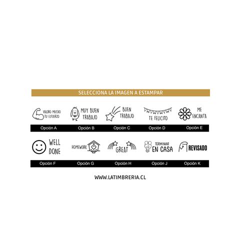 Timbre Escolar Automatico 1 5x3 6cm La Timbrería