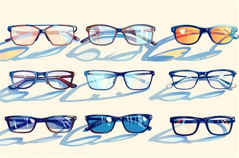 Diverse Eyeglasses For World Sight Day Premium Ai Generated Image