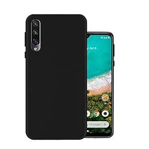 HELLO ZONE Exclusive Matte Finish Soft Back Case Cover For Xiaomi Mi A Black Rubber