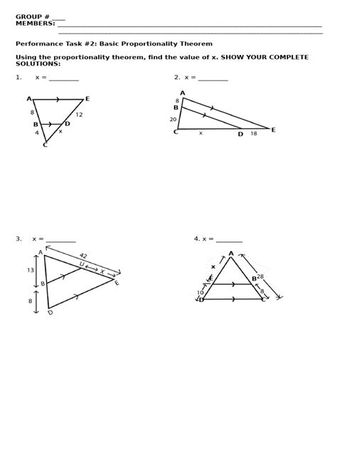 Basic Proportionality Theorem Pdf