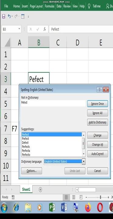 Spelling Check In Excel Microsoftoffice Microsoftexcel