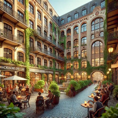 Hackescher Markt E Os Pátios Do Hackesche Höfe Em Berlim