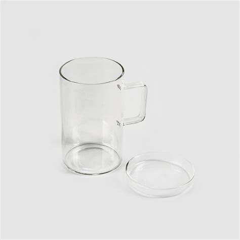 Jaju자주 먼지 걱정없는 뚜껑 내열유리컵550ml 배민 장보기∙쇼핑