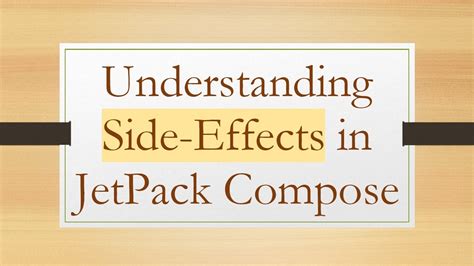 Understanding Side Effects In Jetpack Compose Youtube