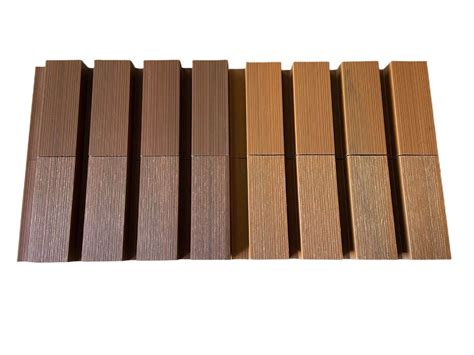Exterior Outdoor Wall Wpc Co Extruded Fluted Cladding Panel