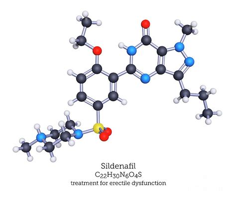 Sildenafil Erectile Dysfunction Drug Photograph By Greg Williams