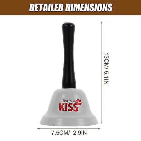 Ring For A Kiss Bell Portable Hand Bell Wedding Cheering Bell Novelty