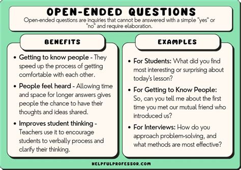 Samples Of Open Ended Questions In Sales At Joyce Brown Blog