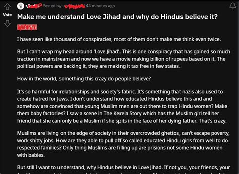 Love Jihad Isnt Real Its Conspiracy By Hindus To Kill Innocent