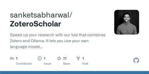 Github Sanketsabharwalzoteroscholar Speed Up Your Research With Our