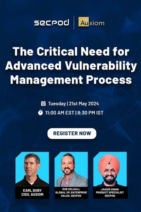 Secpod On Linkedin The Critical Need For Advanced Vulnerability Management Process