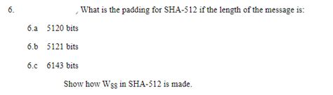 solved what is the padding for sha 512 ﻿if the length of the