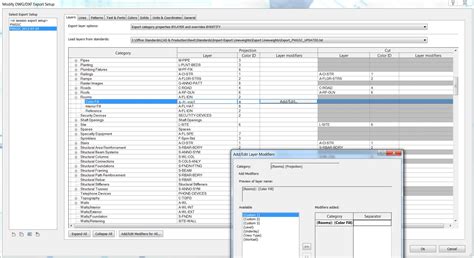 RevitCity Com DWG Export Setup For Particular Layers