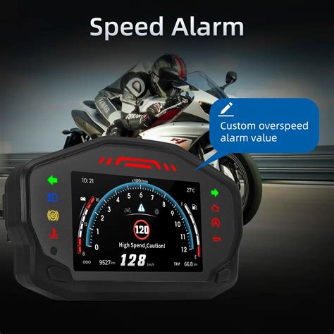 Lcd Digital Speedometer For Motorcycle Tft Screen Motorcycle Odometer Gauge Tachometer Racext