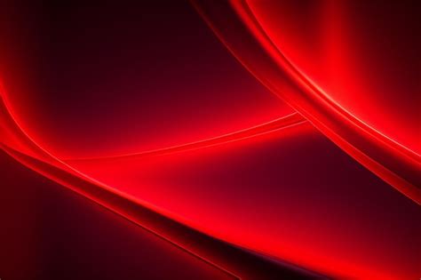 Red Background With A Light Pattern Premium Ai Generated Image