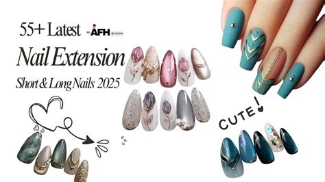 55 Latest Nail Extension Designs For Short And Long Nails