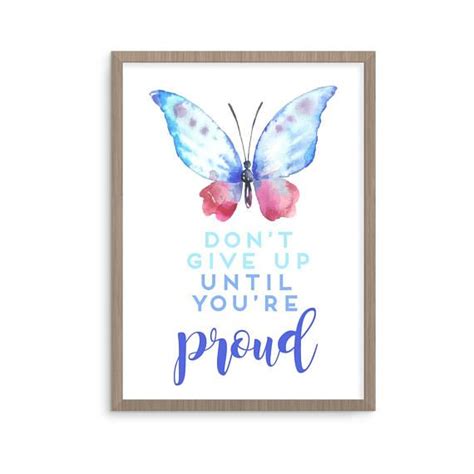 Growth Mindset Printable Posters Classroom Decor Butterfly Theme