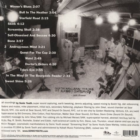 Sonic Youth Experimental Jet Set Trash And No Star 180gm Uk Vinyl L