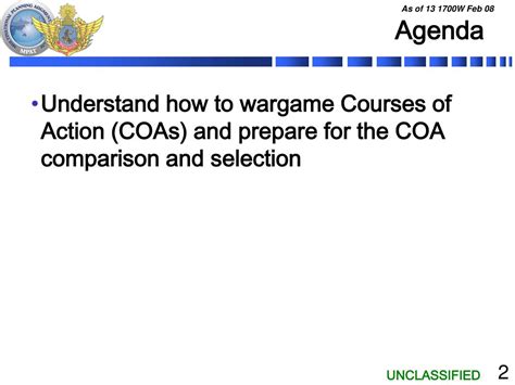 Ppt Course Of Action Analysis Mdmp Powerpoint Presentation Free Download Id 5580342