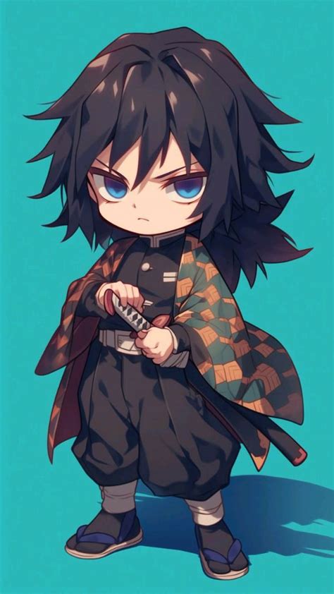 Giyu Tomioka Anime Guys Cute Anime Chibi Anime Drawings